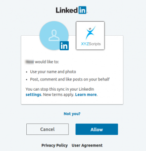 How can I create Linkedin application? | XYZScripts Help