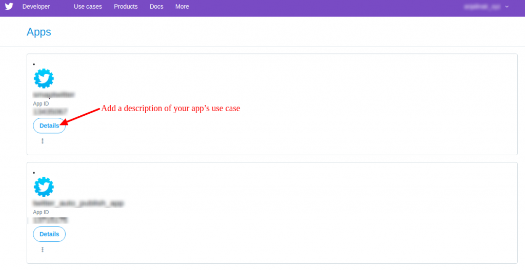 How can I create Twitter application? | XYZScripts Help