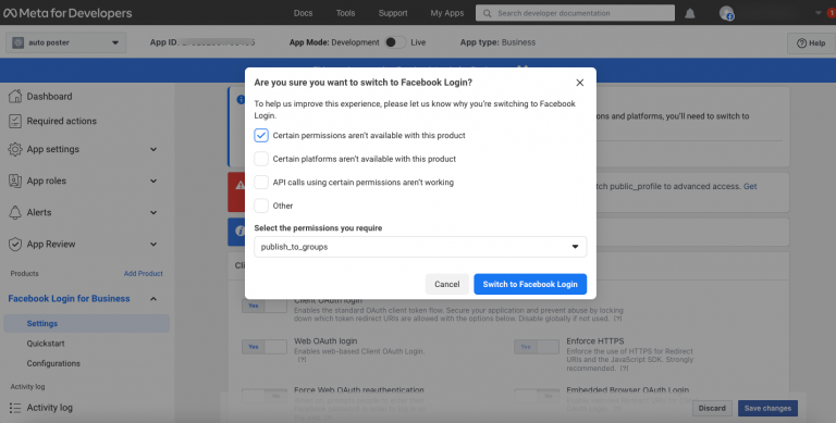 How can I create Facebook application? | XYZScripts Help