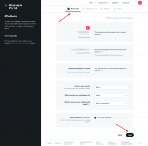 How can I create Twitter application? | XYZScripts Help