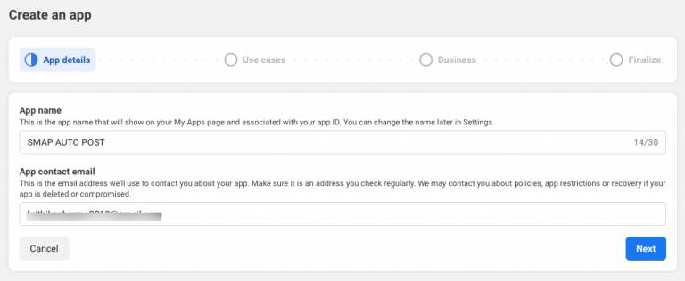 How can I create Facebook application? | XYZScripts Help
