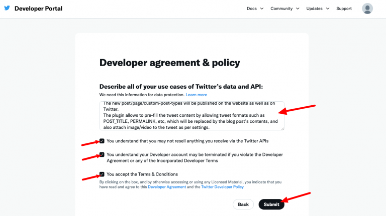 How can I create Twitter application? | XYZScripts Help