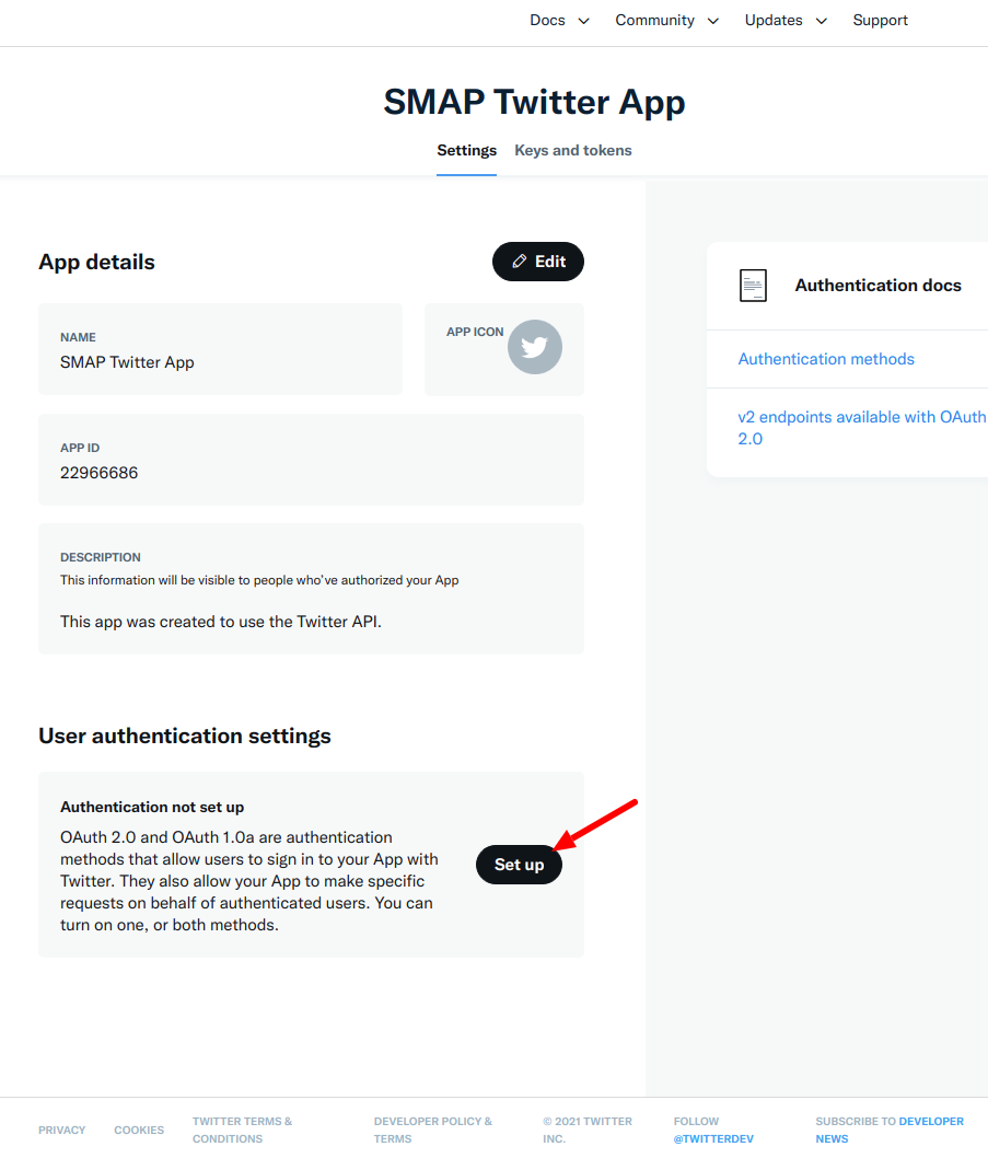 How can I create Twitter application? | XYZScripts Help