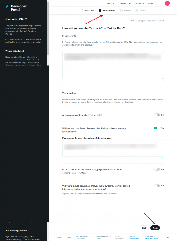 How can I create Twitter application? | XYZScripts Help