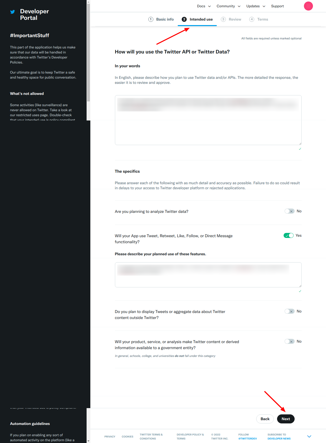 How can I create Twitter application? | XYZScripts Help
