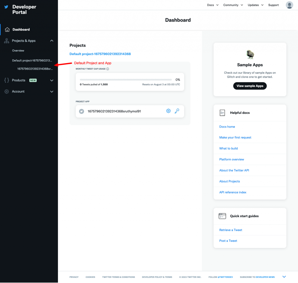 How can I create Twitter application? | XYZScripts Help