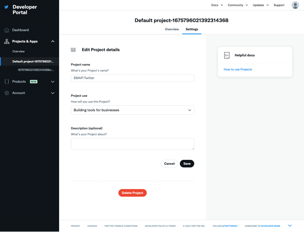 How can I create Twitter application? | XYZScripts Help