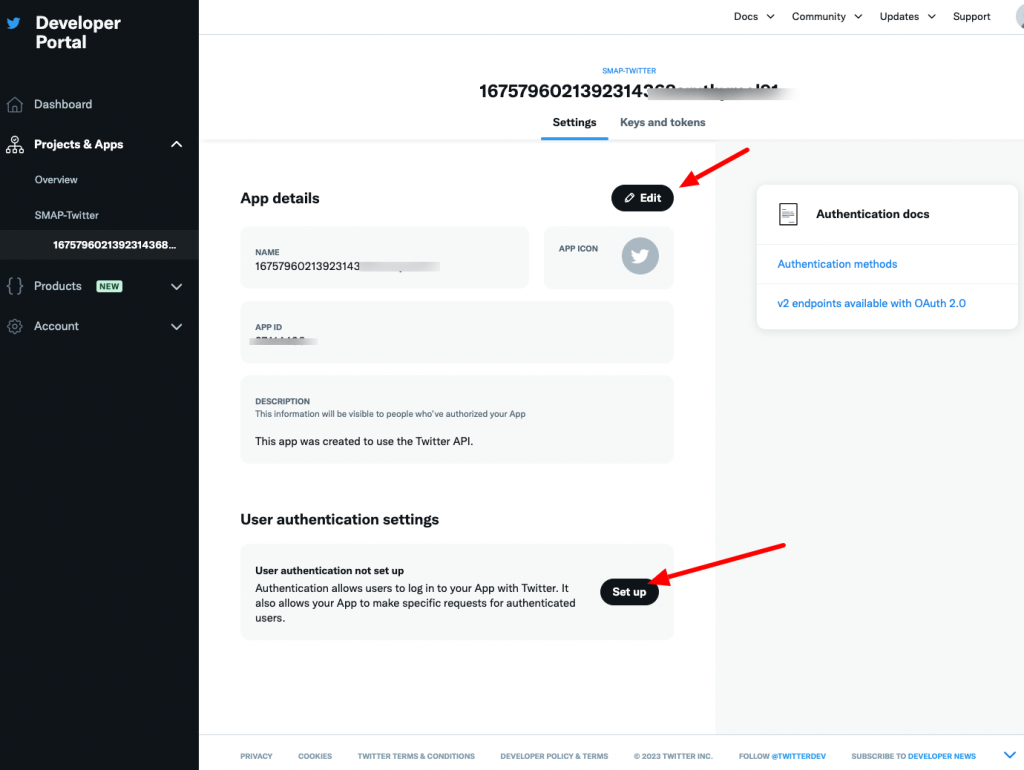 How can I create Twitter application? | XYZScripts Help