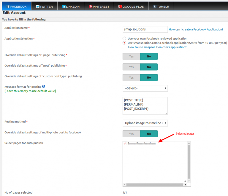 How can I use the alternate solution (smapsolutions app) for publishing ...