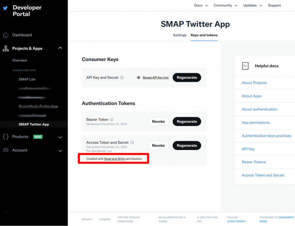 How can I create Twitter application? | XYZScripts Help