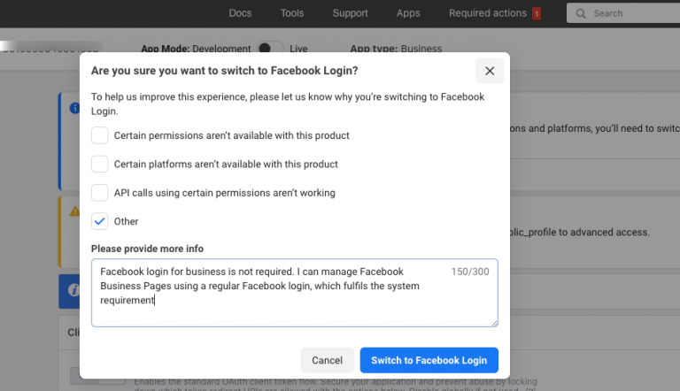 How can I create Facebook application? | XYZScripts Help