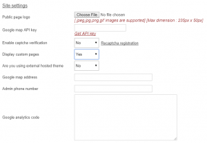 Site Settings – XYZScripts Help