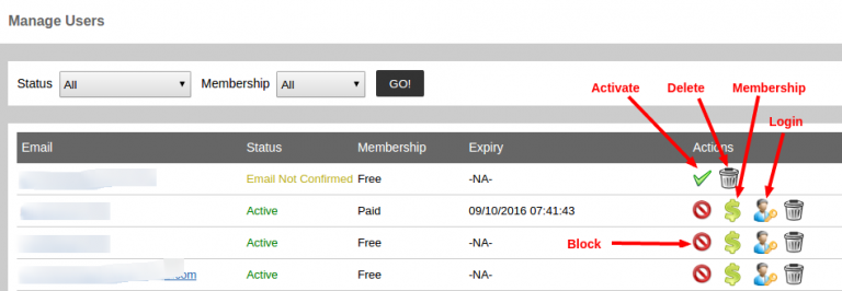 Manage Users – XYZScripts Help