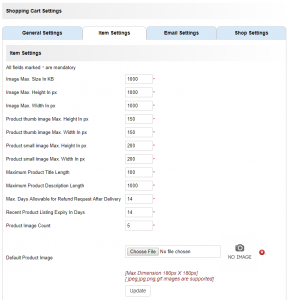 Item Settings Configurations – XYZScripts Help