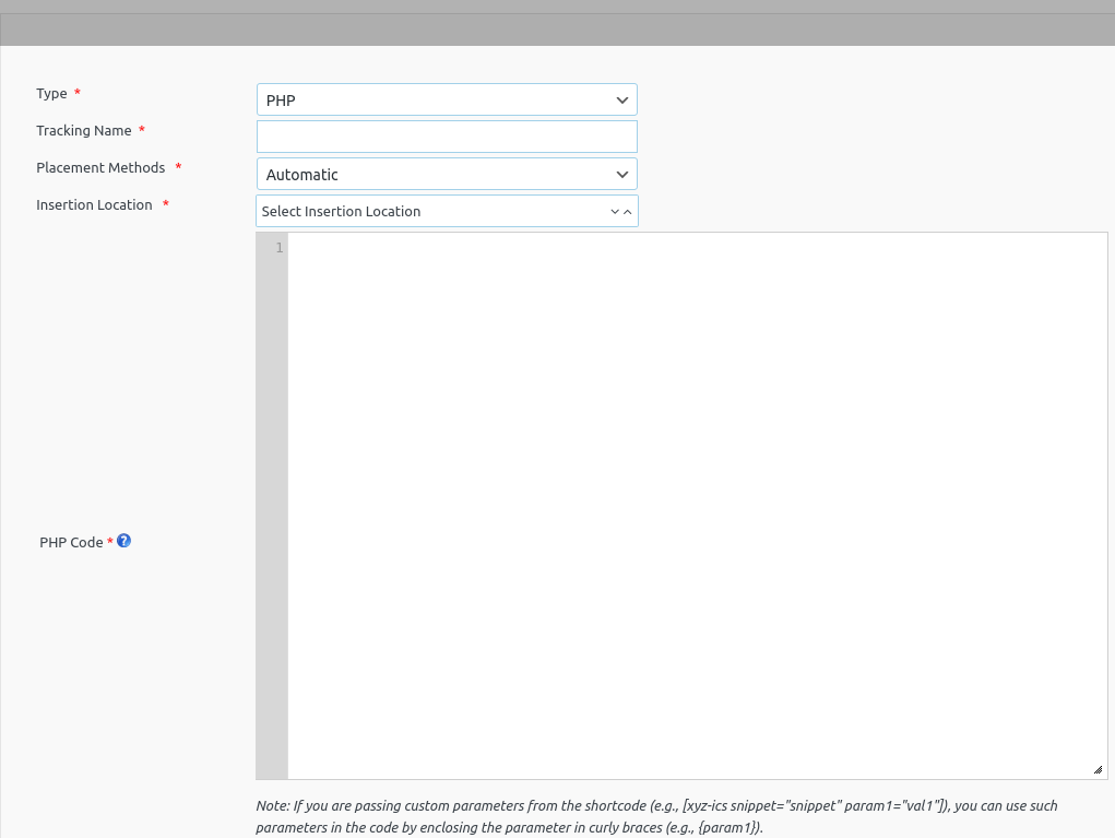 Manage Snippets | XYZScripts Help