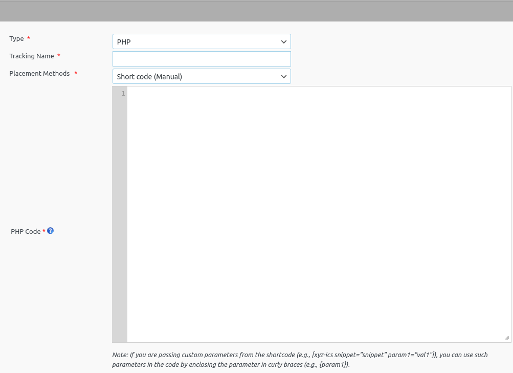 Manage Snippets | XYZScripts Help