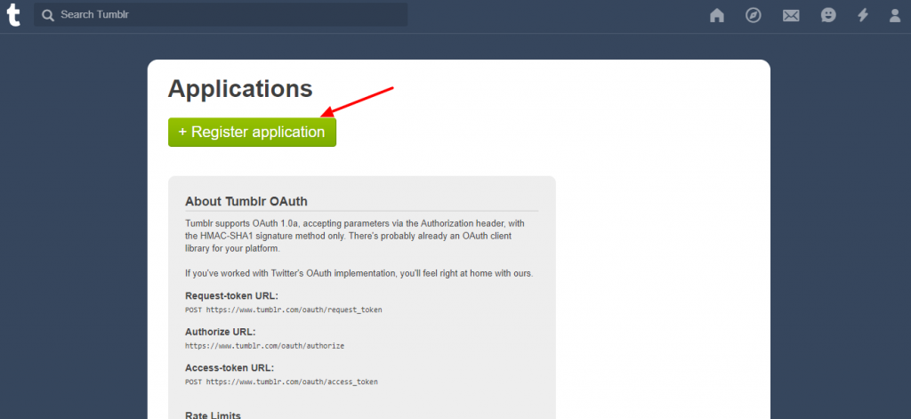 How can I create Tumblr Application? – XYZScripts Help