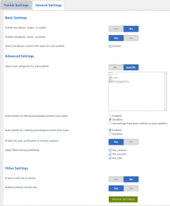 Basic Settings | XYZScripts Help