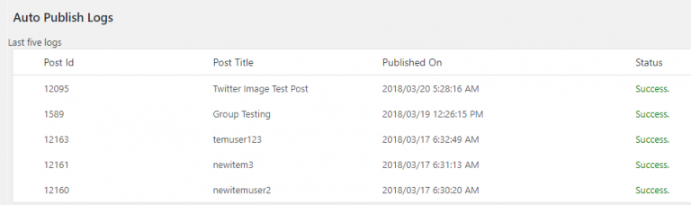 Logs | XYZScripts Help