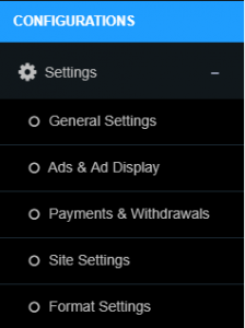 Settings | XYZScripts Help