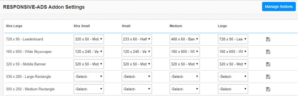 Responsive Ads Addon Xyzscripts Help