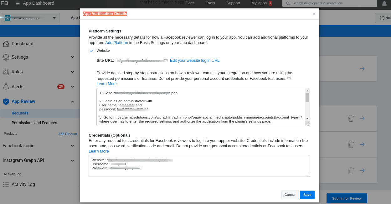 How can I create Instagram application? | XYZScripts Help